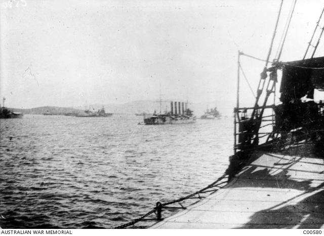 The Russian cruiser Askold, nicknamed the 'Packet of Woodbines' on ...