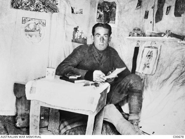 Portrait of a member of the 4th Field Ambulance, possibly 1084 Staff ...