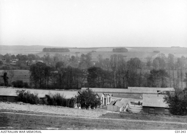 No 2 Camp at Codford on the Salisbury Plain, seen from the main road ...