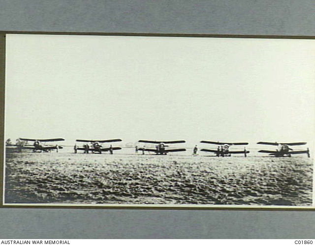 Members of 68 Squadron, Australian Flying Corps (AFC) (later renumbered ...
