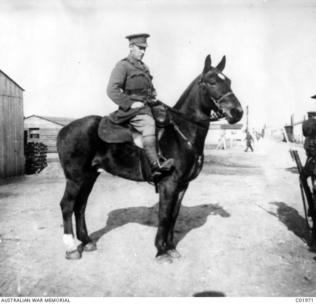 Portrait of Major Harold Jacobs, second in command of the 61st ...