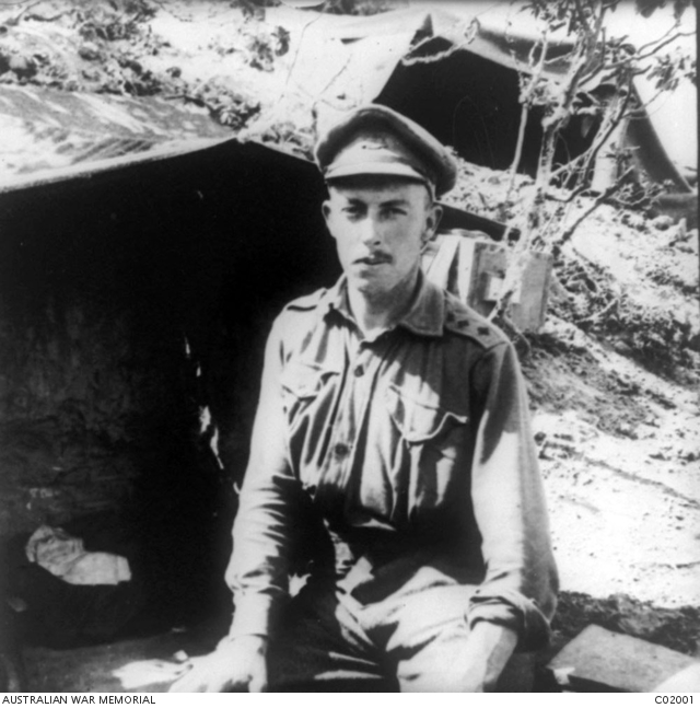 Portrait of Captain Harold Jacobs, 1st Battalion, on the Gallipoli ...