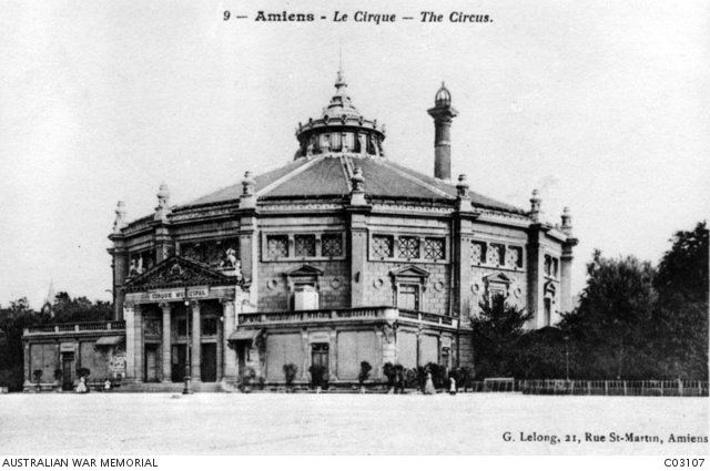 The Municipal Theatre at Amiens, before the bombardment of the city ...