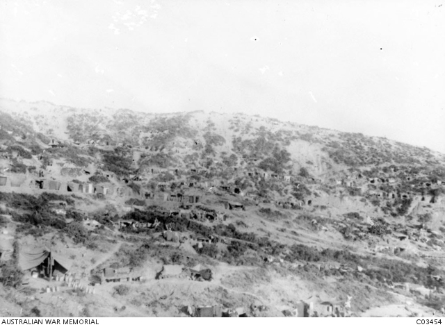 Dugouts and shelters of the 1st Australian Division Headquarters ...
