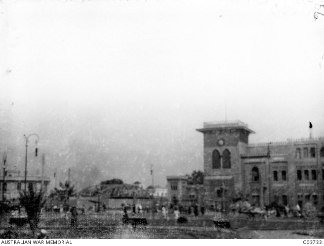 View of the Railway Square and Station at Heliopolis. | Australian War ...
