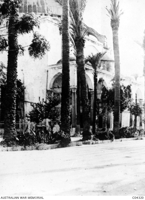 The entrance to the German headquarters in Damascus. | Australian War ...