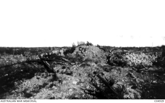 All that is left of the village of Pozieres, the scene of much hard ...