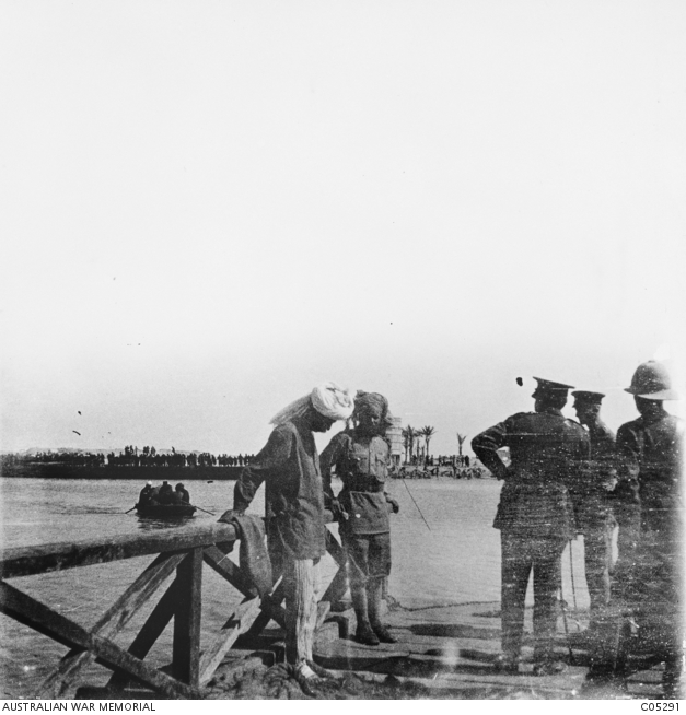 Kantara, Egypt. c 1915. Major General Sir William Throsby Bridges and ...