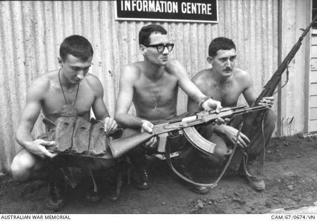 Vietnam. 1967. Members of 2nd Battalion, The Royal Australian Regiment ...