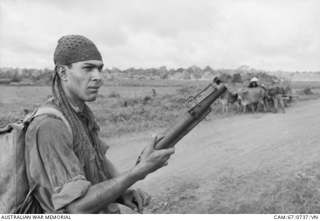 Vietnam. 1967-09. Private Henry Webb of Springvale, Vic, 2RAR /NZ ...