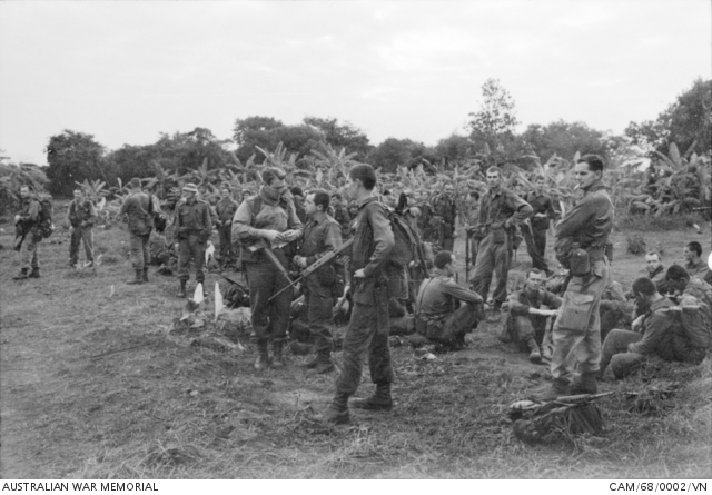 SOUTH VIETNAM. 1968-01. TROOPS OF THE 3RD BATTALION, ROYAL AUSTRALIAN ...