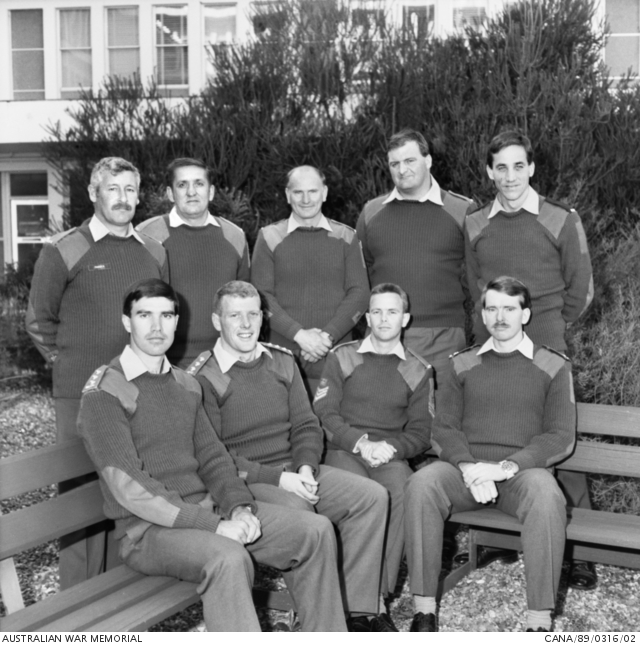 Canberra, ACT. 1989-07-12. Group portrait of Australian engineers at ...