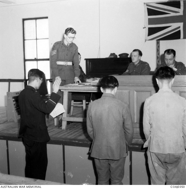 The Provost Court,of the British Commonwealth Occupation Force (BCOF ...