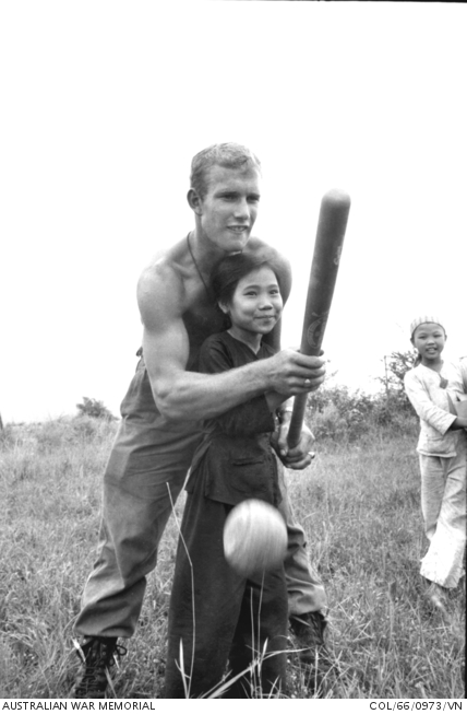 Vietnam. 1966. Private Alan Walden of Millicent, SA, and 5th Battalion ...