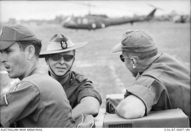 Vietnam. 1967. Commander of the 1st Australian Task Force in Vietnam ...
