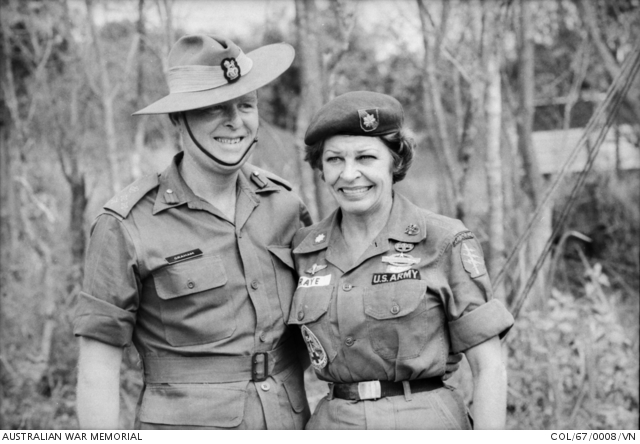 Vietnam. 1967. Informal portrait of Brigadier Graham with American ...