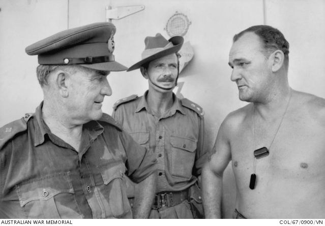 Vung Tau, Vietnam. 1967-10. The Adjutant General, Major General A. L ...