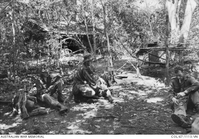 Vietnam. 1967-11. Troops from C Company, 7th Battalion, The Royal ...