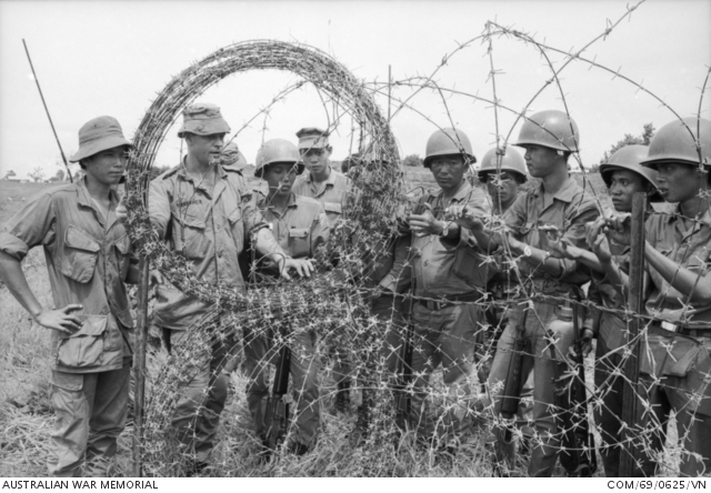 Horseshoe Hill, South Vietnam. 1969-09. Warrant Officer Class 2 (WO2 ...
