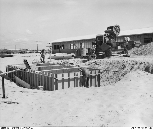 Vung Tau, South Vietnam. 1967-12. Soldiers of 17th Construction ...