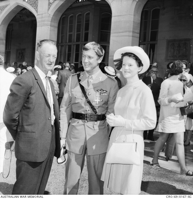 Captain John Coggan of Paddington, NSW, shares his proud moment with ...