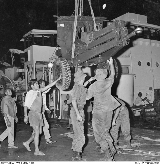 Unidentified Australian soldiers from 102nd Field Battery, Royal ...