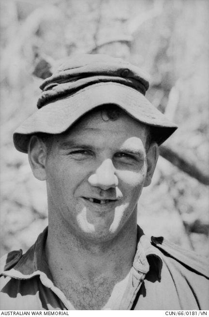 Vietnam. 1966-03-11. Private Ron Goubareff of Tugun, Qld, Assault ...