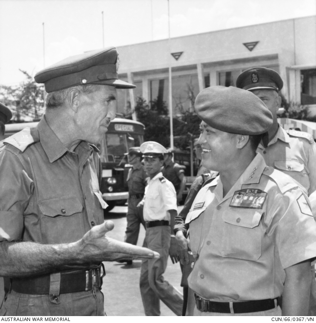 At a new command, General Kenneth Mackay, newly-appointed Commander of ...