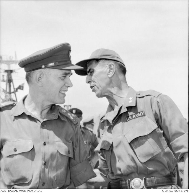 Vung Tau, Vietnam. 1966-05. US Army Major General Jonathan Seaman ...