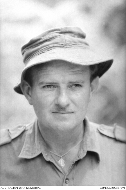 Portrait of Major Brian McFarlane of Kingsgrove, Sydney, NSW, OC, C ...