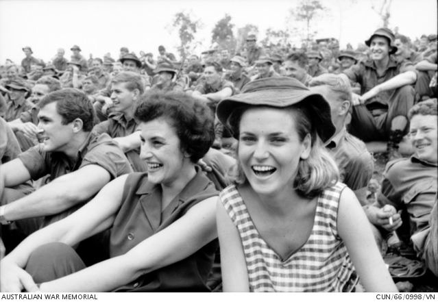 Nui Dat, Vietnam. 1966-12. Members of the 1st Australian Task Force ...