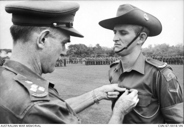 Nui Dat, Vietnam. 1967-01. Lance Corporal Ron Eglinton of Whitton ...