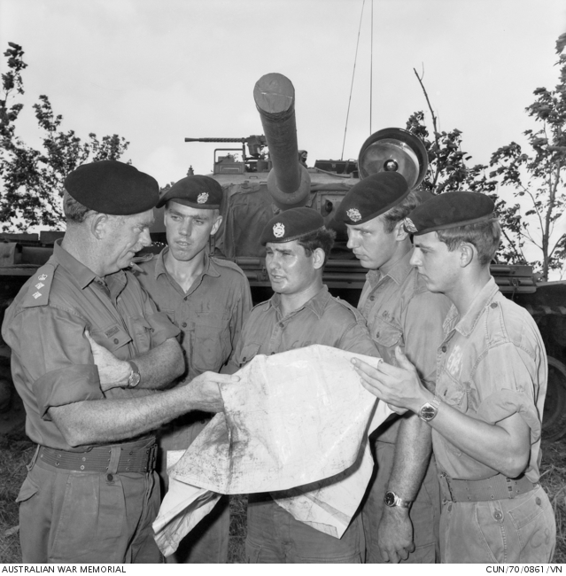 South Vietnam. December 1970. 1117 Colonel Commandant J. G. Monaghan ...