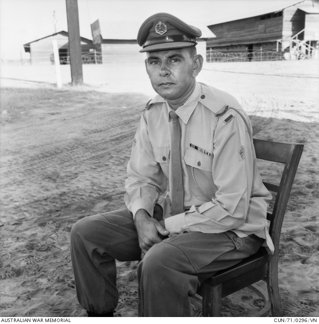 South Vietnam. June 1971. 213959 Informal portrait of Warrant Officer ...