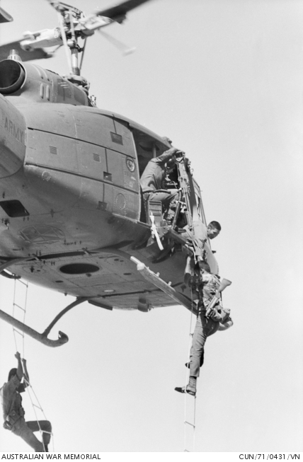 Duc My, South Vietnam. August 1971. Having learnt the ropes of a ...