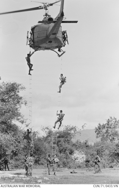 Duc My, South Vietnam. August 1971. Having learnt the ropes of a ...
