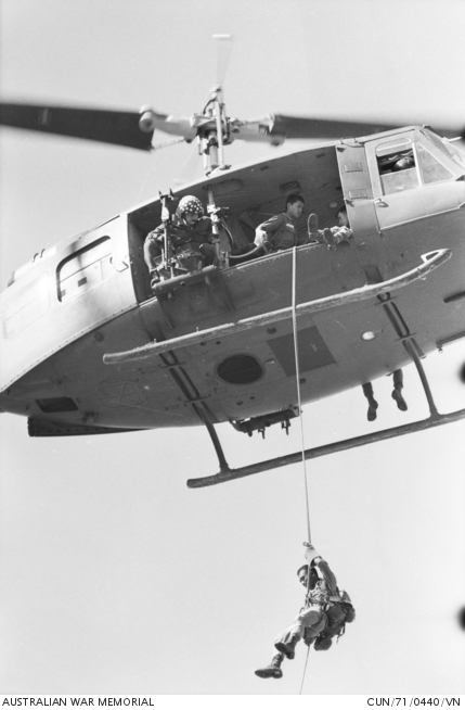 Duc My, South Vietnam. August 1971. Having learnt the ropes of a ...