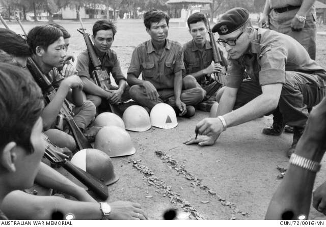 Phuoc Tuy Province, South Vietnam. February 1972. Warrant Officer Class ...