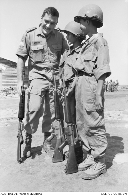 Phuoc Tuy Province, South Vietnam. February 1972. Warrant Officer Class ...