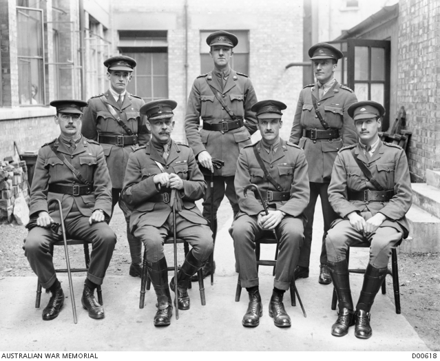 Group portrait of senior officers of A Records, Australian ...