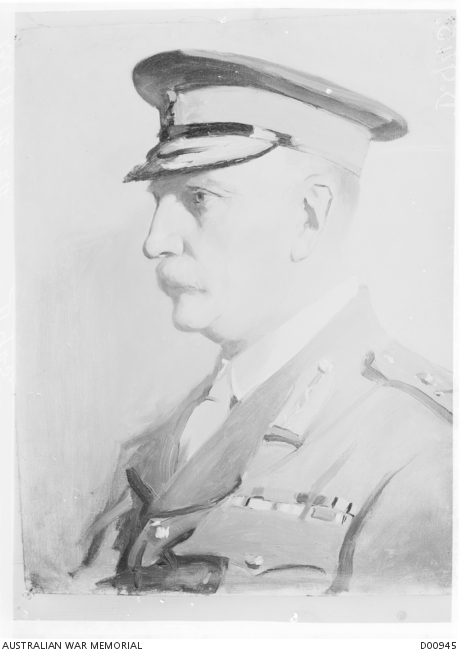 A photograph of the painting of Major General Sir G de L Ryrie KCMG CB ...