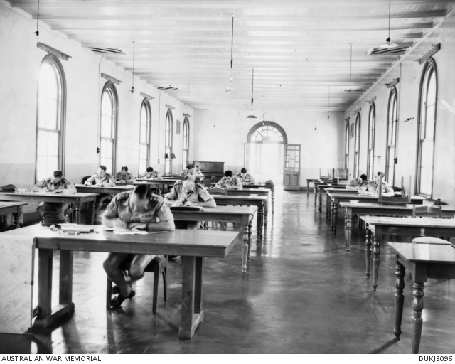 Unidentified Australian Army officers with the British Commonwealth ...
