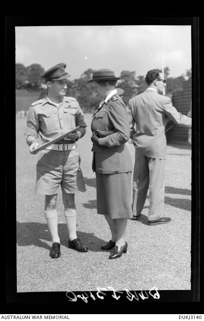 British Commonwealth Occupation Force (BCOF) parade in the grounds of ...