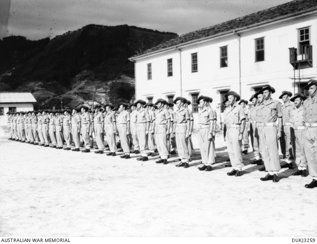 Australian troops of the British Commonwealth Occupation Force (BCOF ...