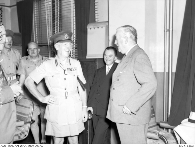 The Prime Minister of Australia, the Right Honourable Robert G Menzies ...