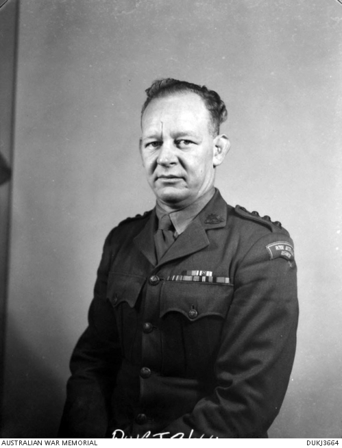 Studio portrait of an unidentified Australian Army captain, probably ...