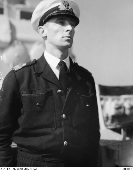 An informal portrait of First Lieutenant D H D Smyth, from Portland ...