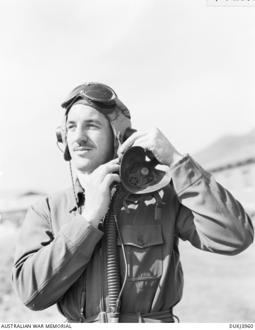 Portrait of O4218 Pilot Officer Lyall Robert Klaffer, of 77 Squadron ...