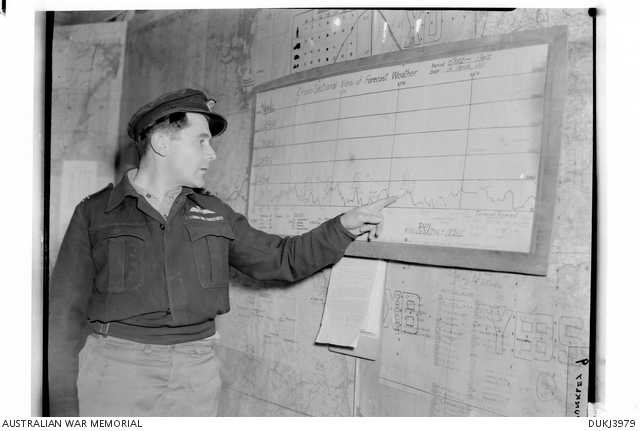 O33072 Flight Lieutenant Ian Alfred 'Joe' Lyons, Operations Officer of ...