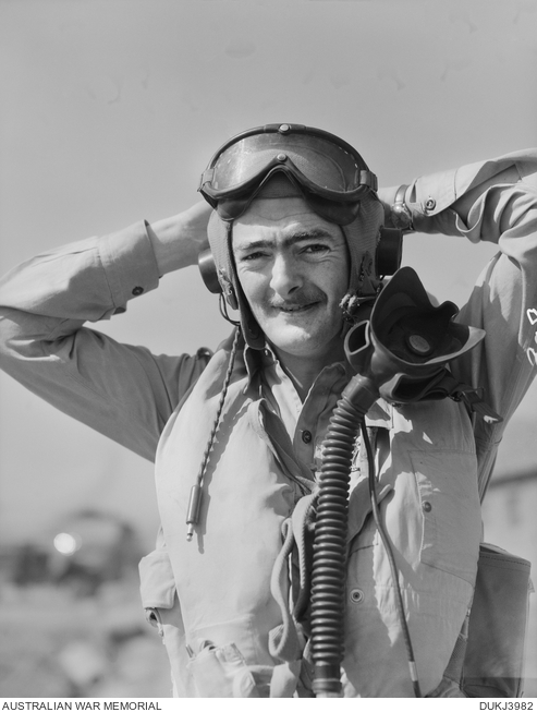 Portrait of O32245 Sergeant Pilot Henry William Bessell, of 77 Squadron ...